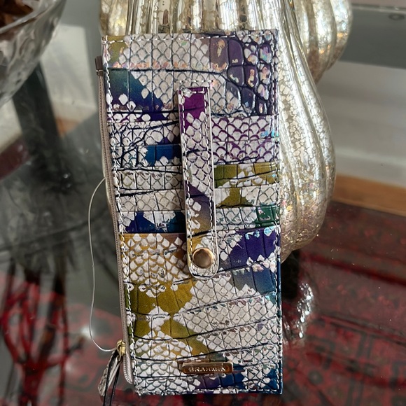 Brahmin | Bags | Brahmin Credit Card Wallet Spellbound Solid Melbourne ...
